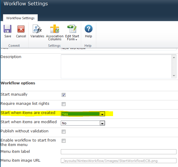 Automatically Starting A Nintex Workflow On A Sharepoint Document Library Habanero Consulting